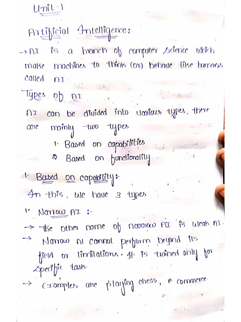 Aiml Unit 1 Pdf