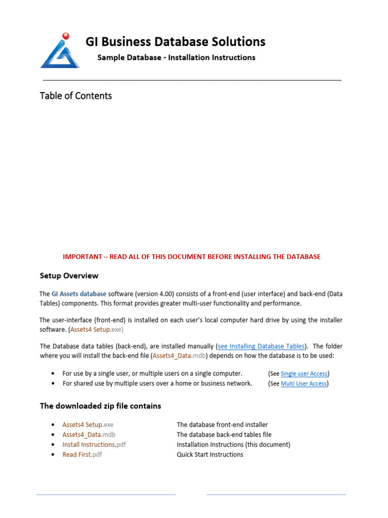 Install Instructions | PDF | Computer File | Installation (Computer Programs)