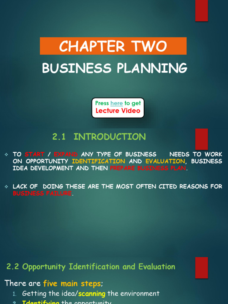 Entrepreneurship PPT Chapter 2 | PDF | Entrepreneurship | Business