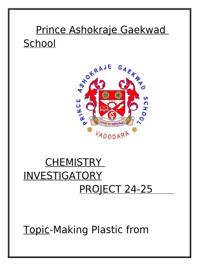 Chemistry Project | PDF | Polymers | Starch