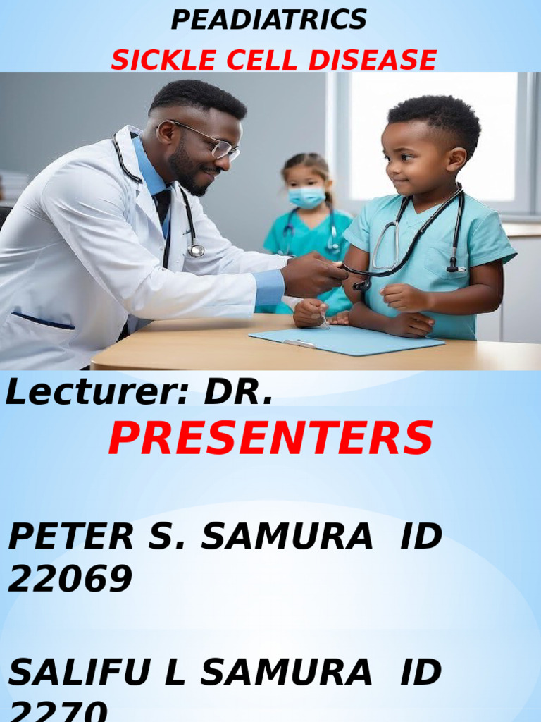 Sickel Cell Disease (SCD) | PDF | Medical Specialties | Clinical Medicine