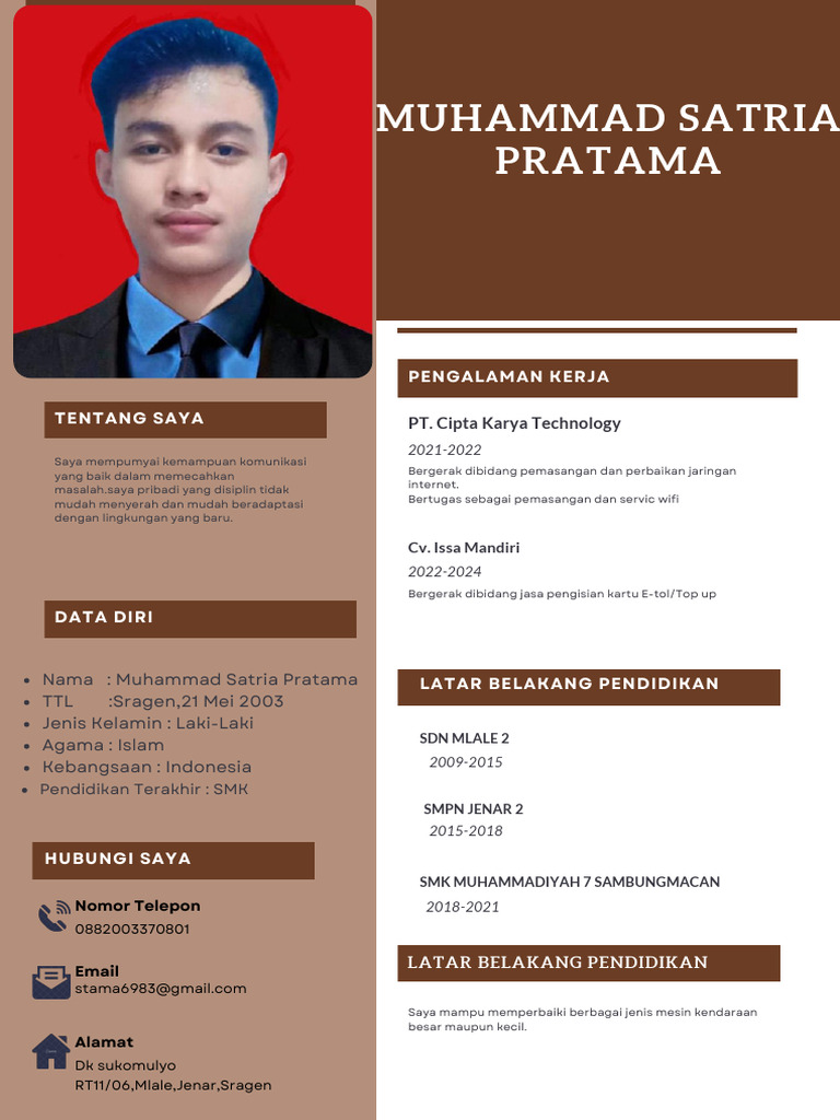 CV SMK Letterhead Resume - Salin | PDF