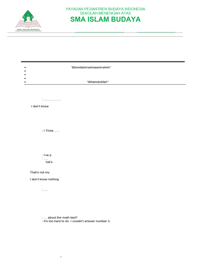 Soal Bing Xi Mipa Psas Ganjil Suwandi PDF | PDF | Water | Rain