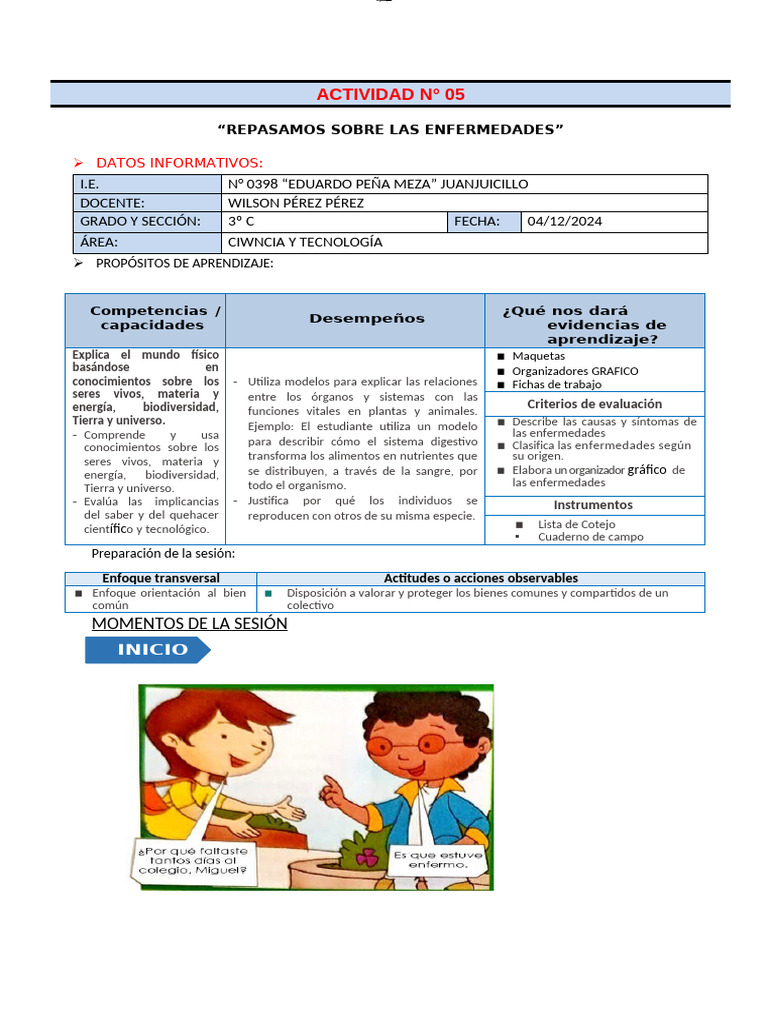 Sesión CyT 5 | PDF | Tos | Neumonía