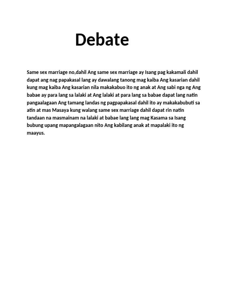 Debate WPS Office | PDF
