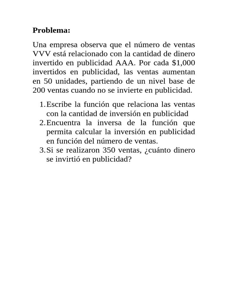 Problema de Matematica | PDF