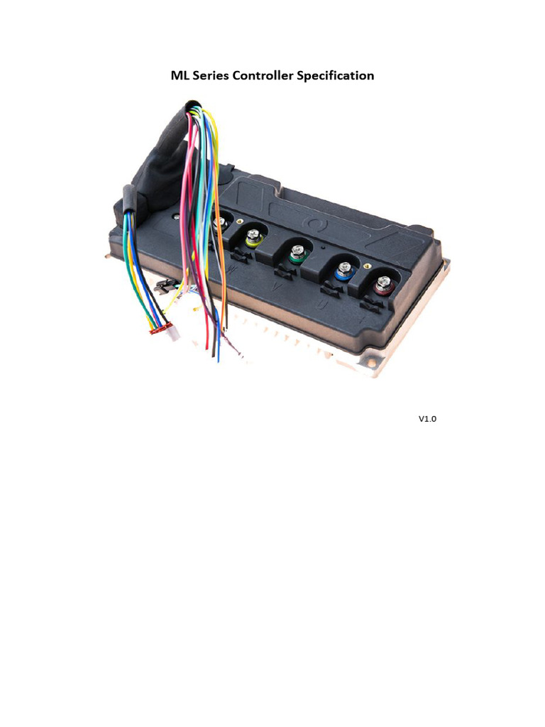 ML Series Controller Wiring Guide | PDF | Electrical Components | Computing