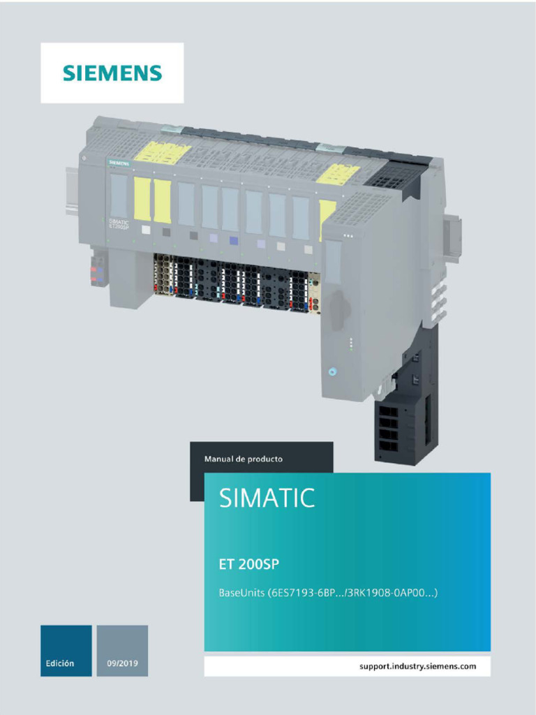 Et200sp Base Units Manual Es-ES Es-ES | PDF | Internet | Unidad Central ...