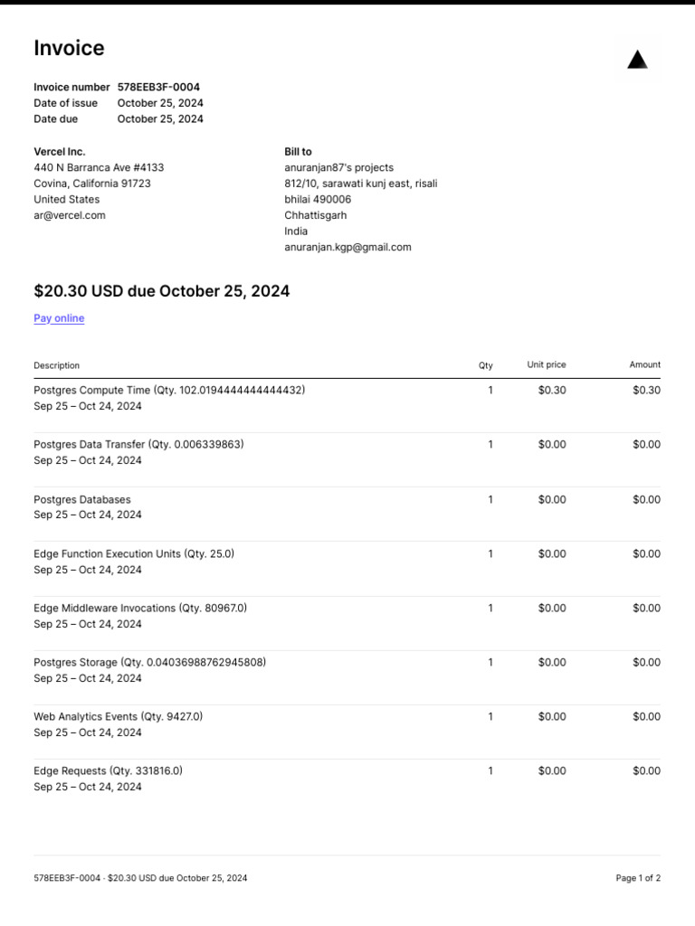 Invoice-578EEB3F-0004 | PDF | Databases | Digital Technology