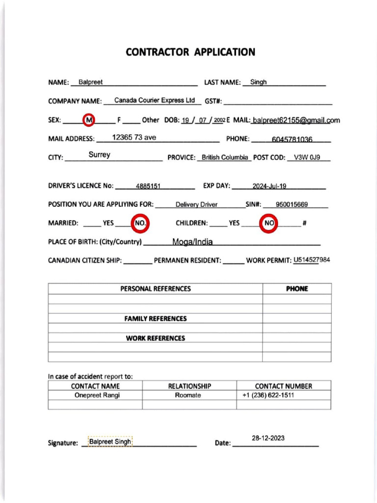 Contracter App | PDF