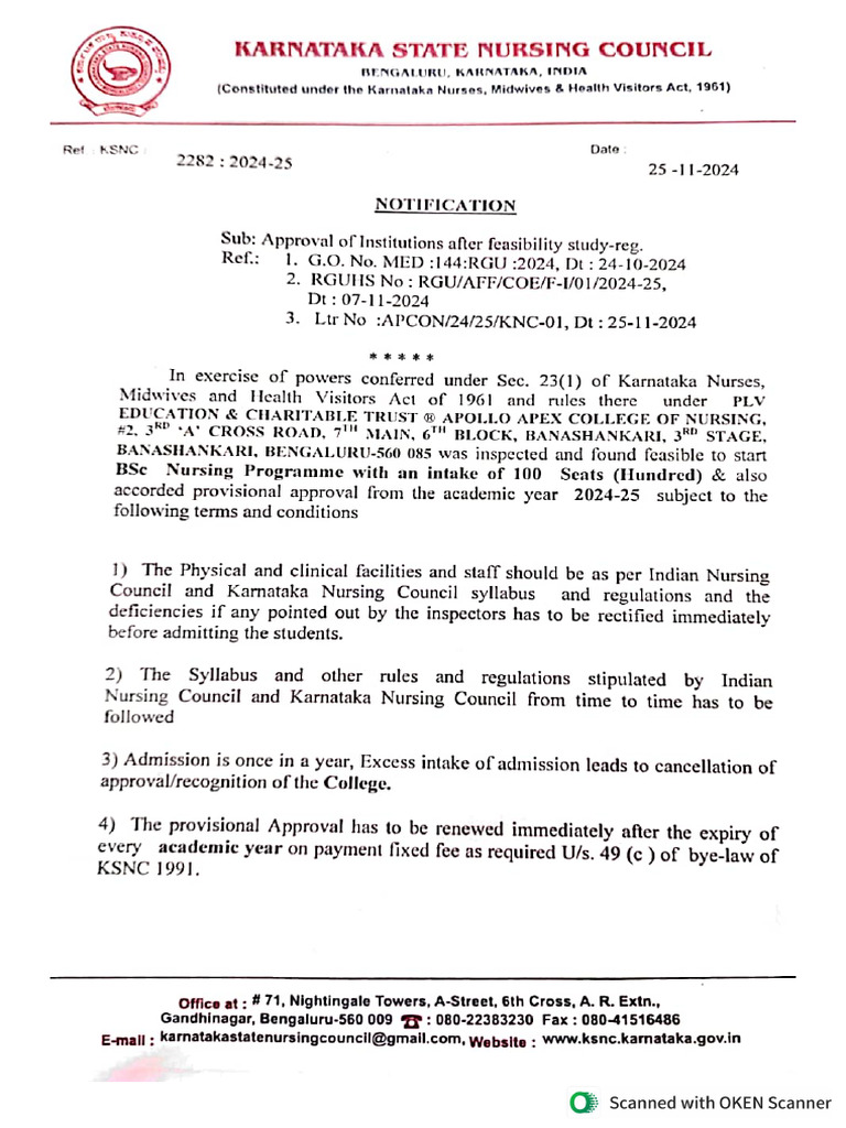 KNC Apollo Apex College of Nursing (4) | PDF