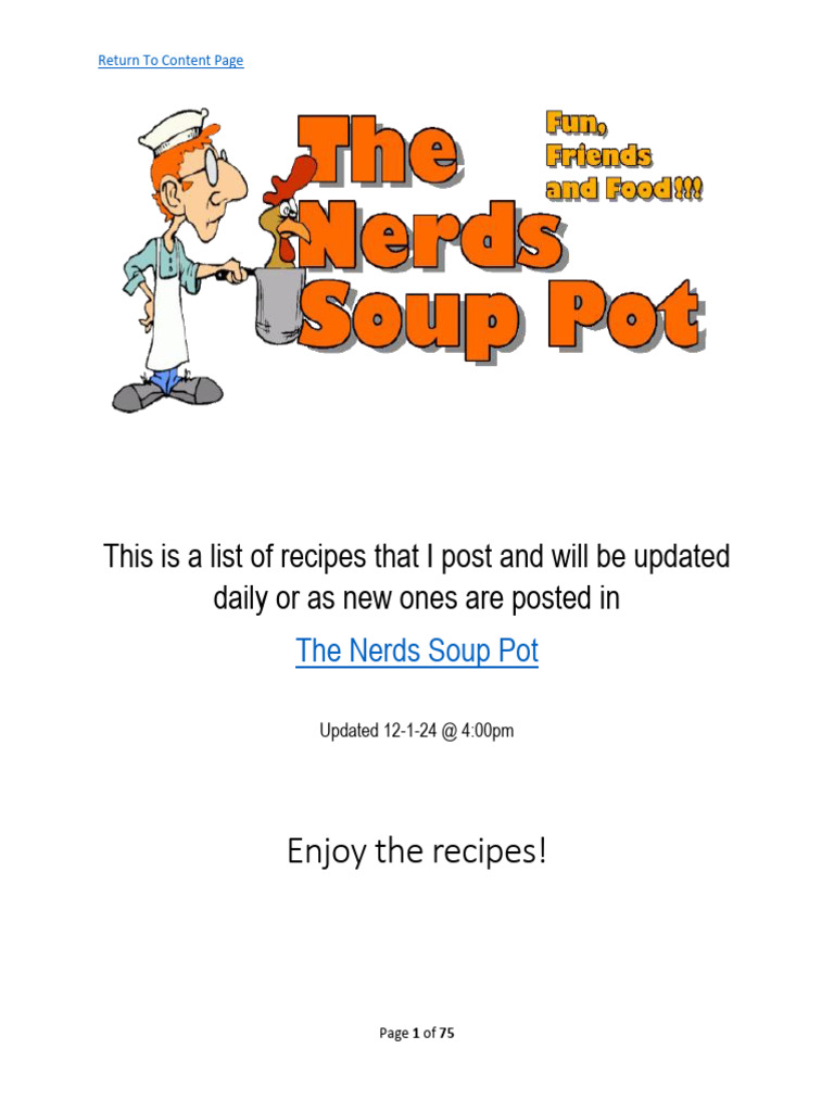 Updated Full List of Recipes 12-1-24 | PDF | Cheesecake | Mexican Cuisine