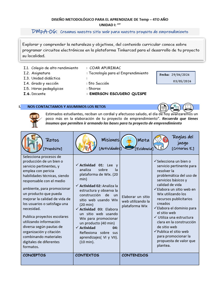 Dmpa 06 - Temp - 4to | PDF | Red mundial | Internet y web