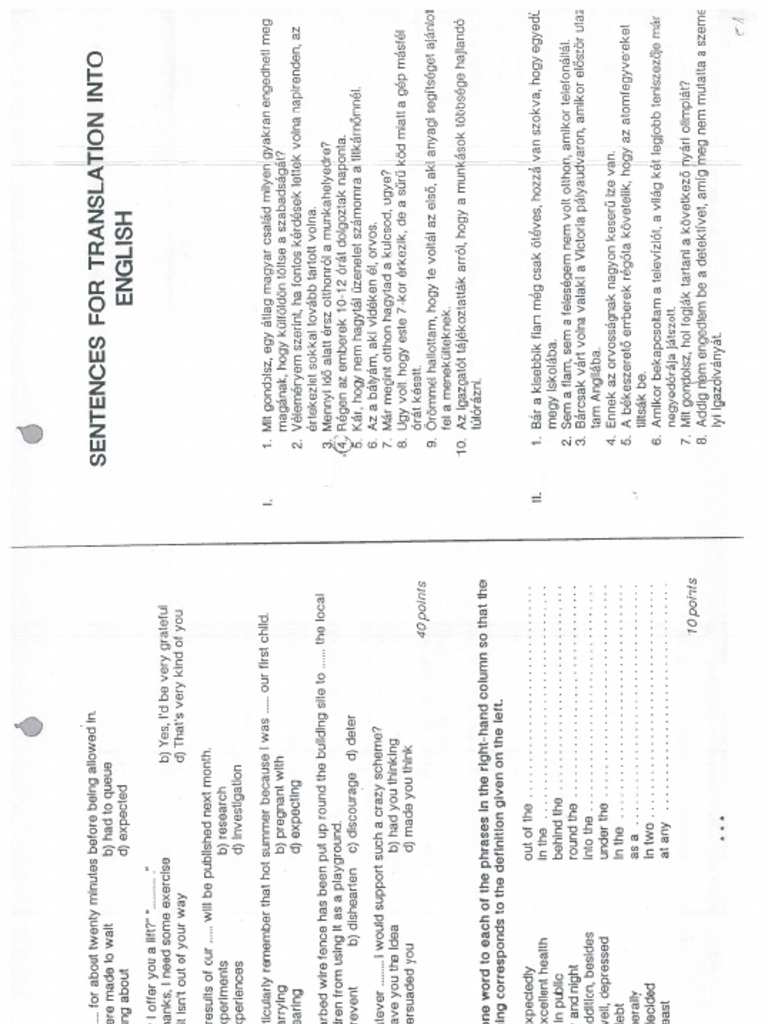 Translation - Level B2 | PDF