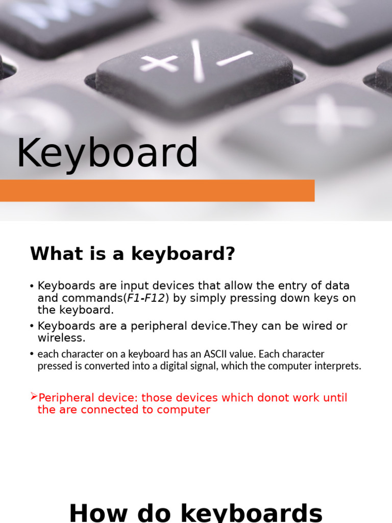 Understanding Keyboards: Types and Functions | PDF | Computer Keyboard ...
