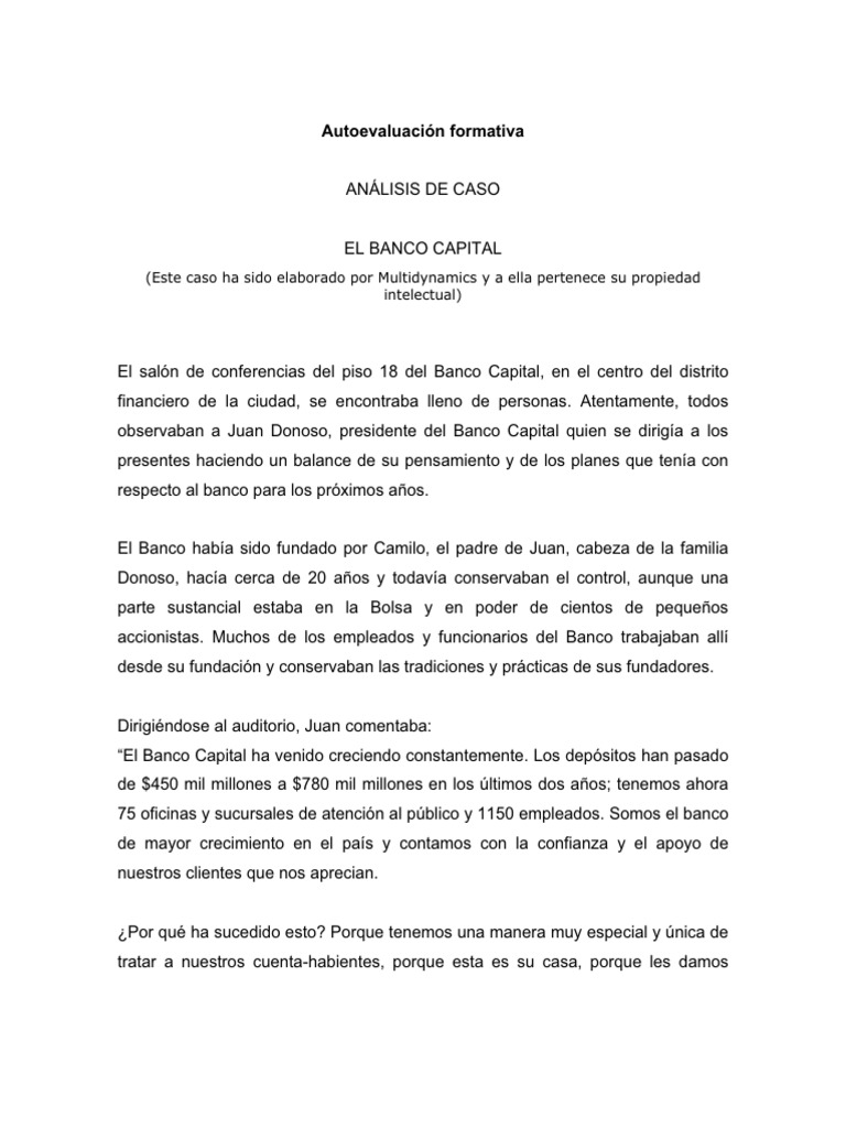 Caso Banco Capital | PDF | Bancos