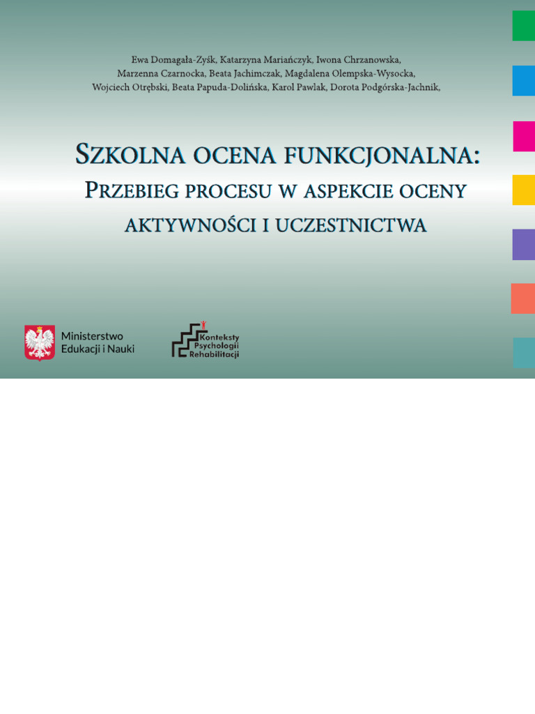 Szkolna Ocena Funkcjonalna - Ujk | PDF