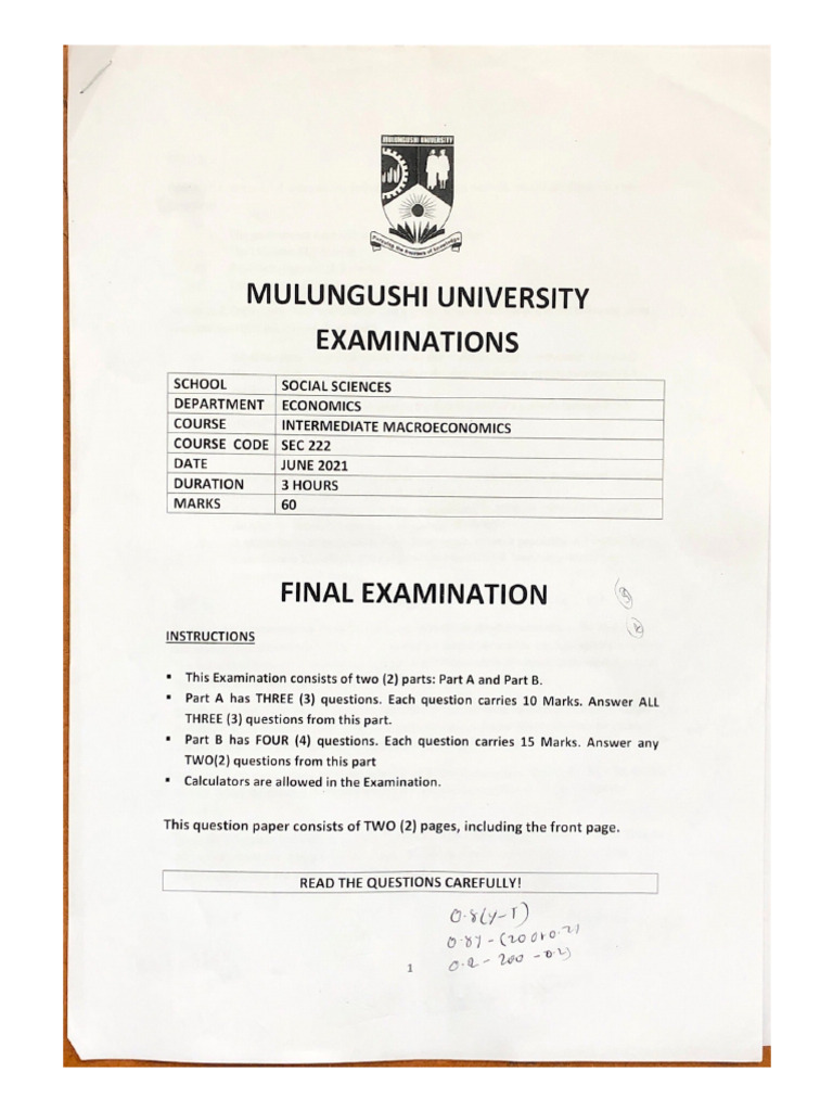 Sec 222 Exam 2021 | PDF