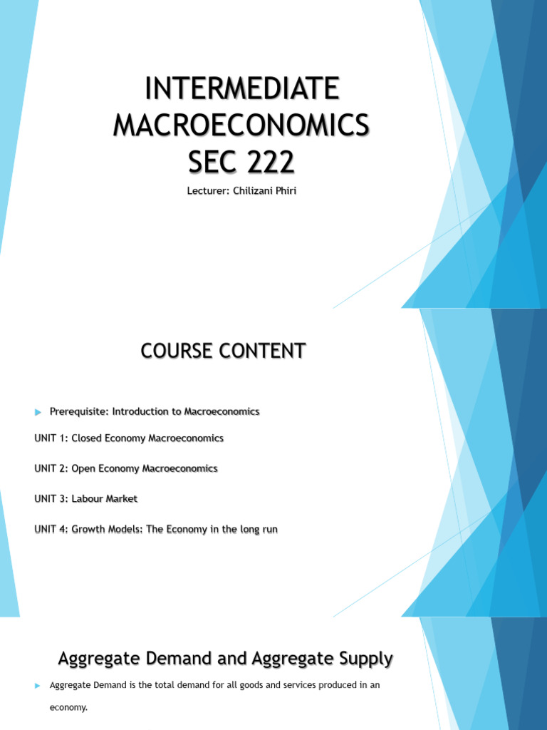 Intermediate Macroeconomics Sec 222 | PDF | Crowding Out (Economics) | Aggregate Demand
