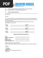 Employee Specimen Signature Form | PDF