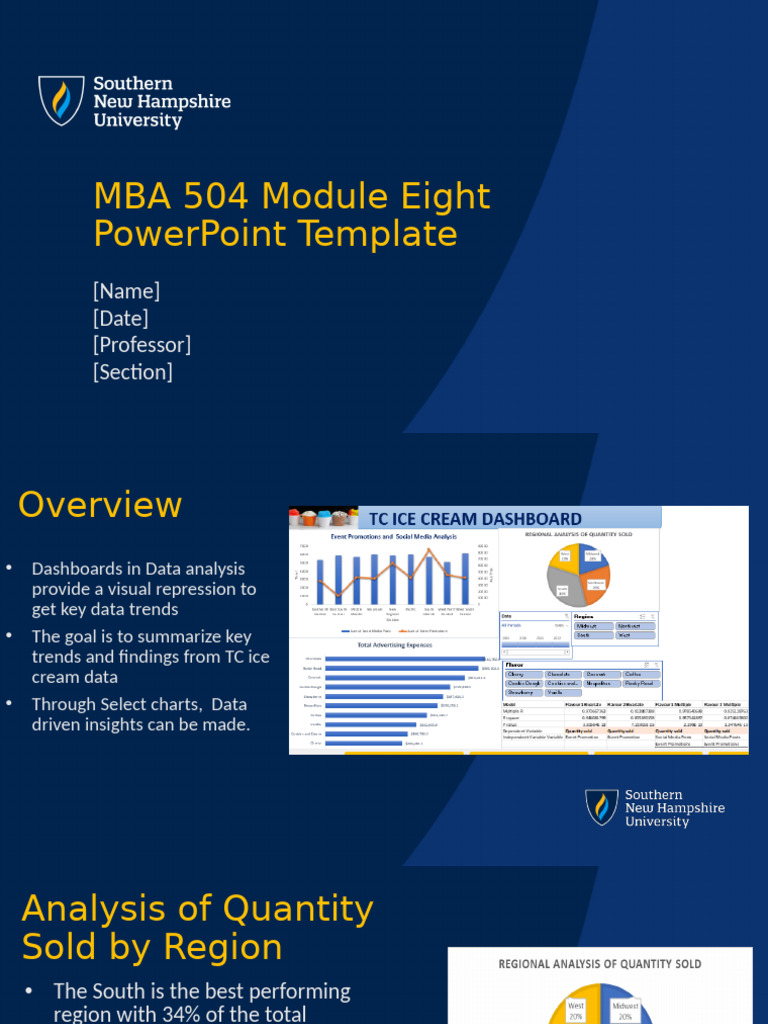 MBA 504 Module Eight PowerPoint Template | PDF