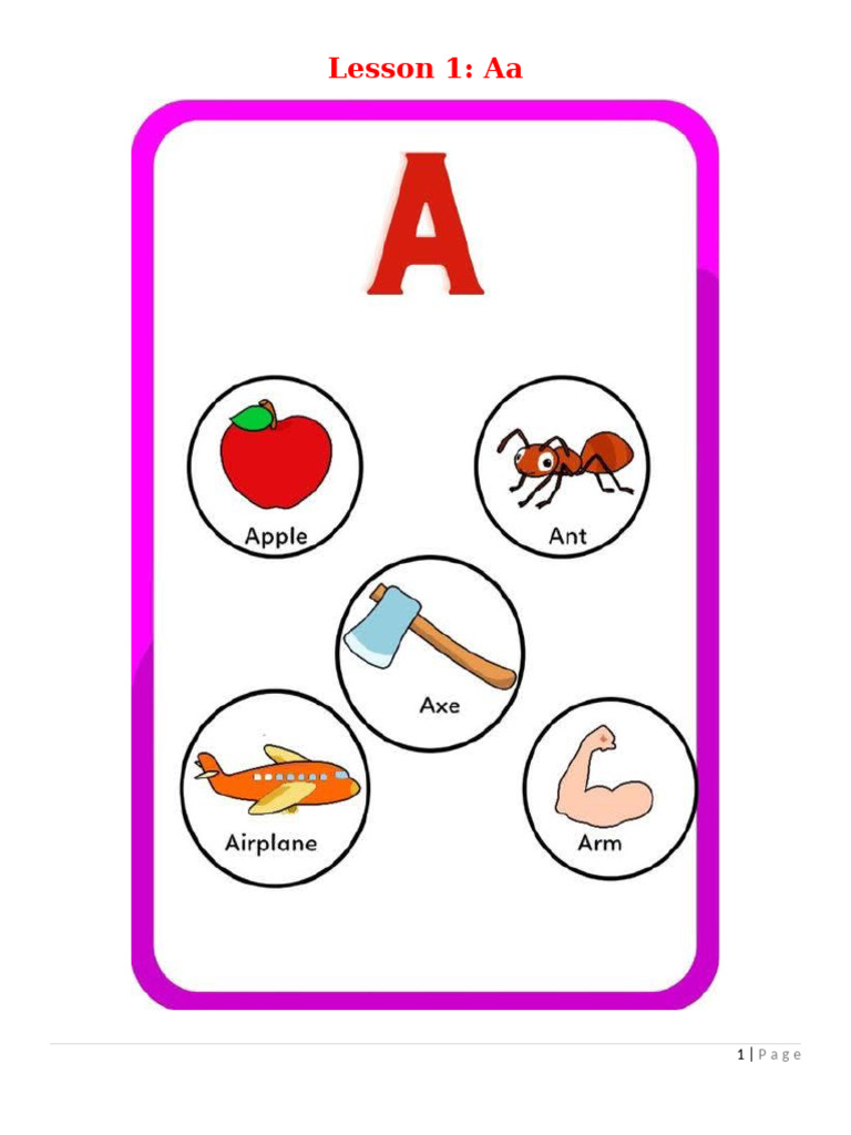 Lesson 1 For Beginner Level | PDF