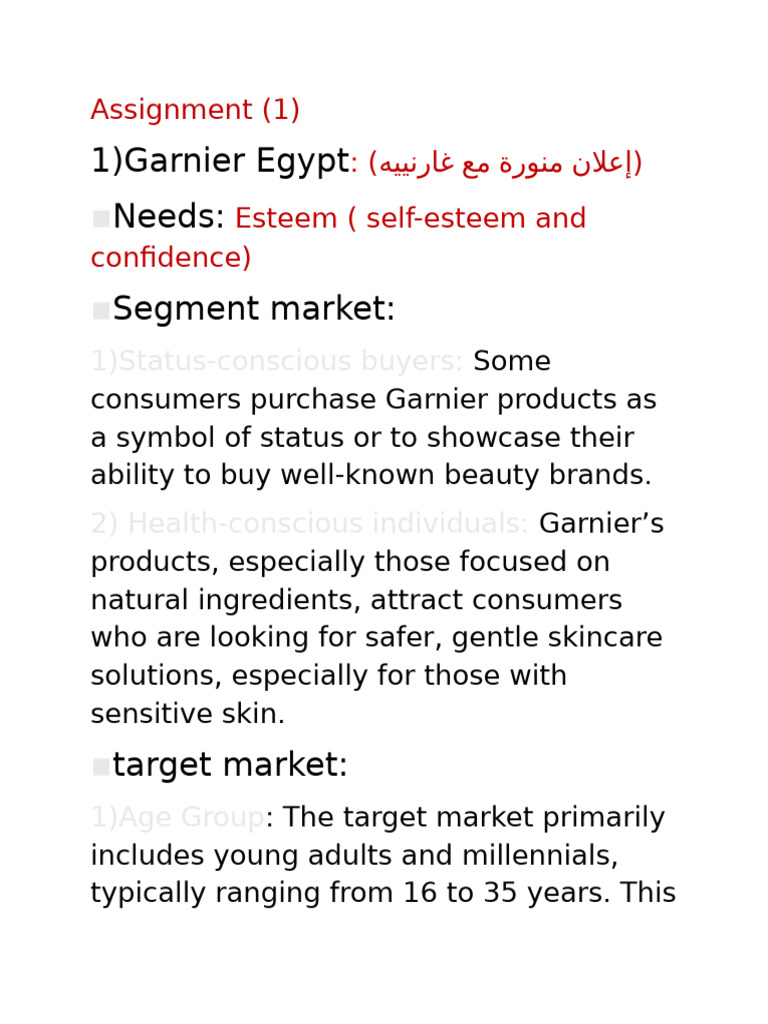 Document | PDF | Brand | Target Audience