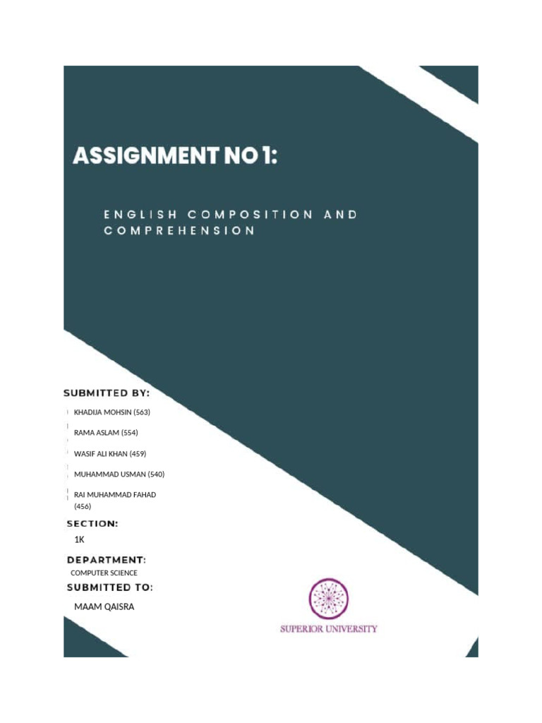 Parts of Speech Assignment Guide | PDF | Pronoun | Adjective