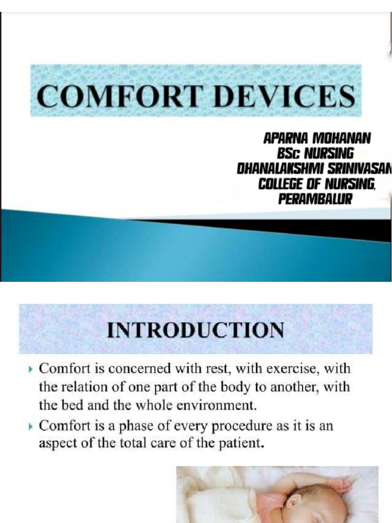 comfort devices | PDF