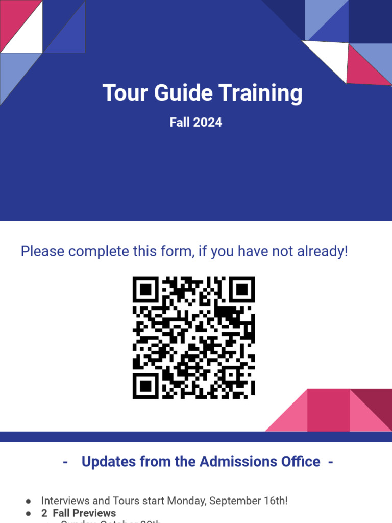 HTG-Tour Guide Training 24-25 | PDF