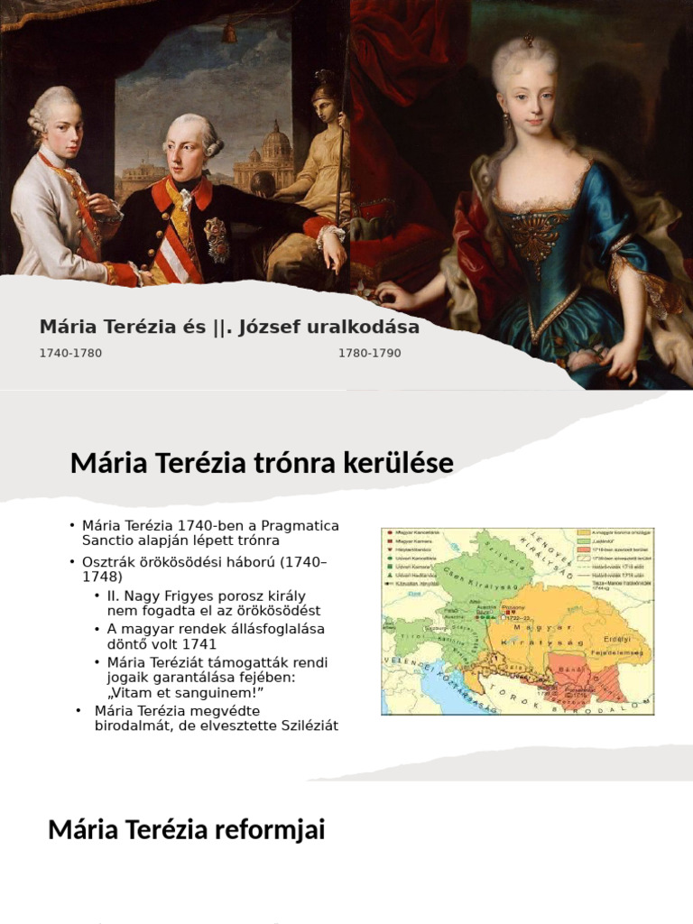 Mária Terézia És II. József | PDF
