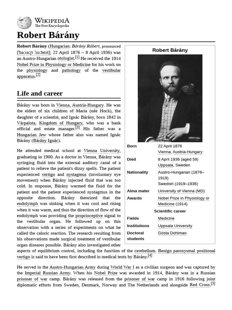 Robert_Bárány | PDF