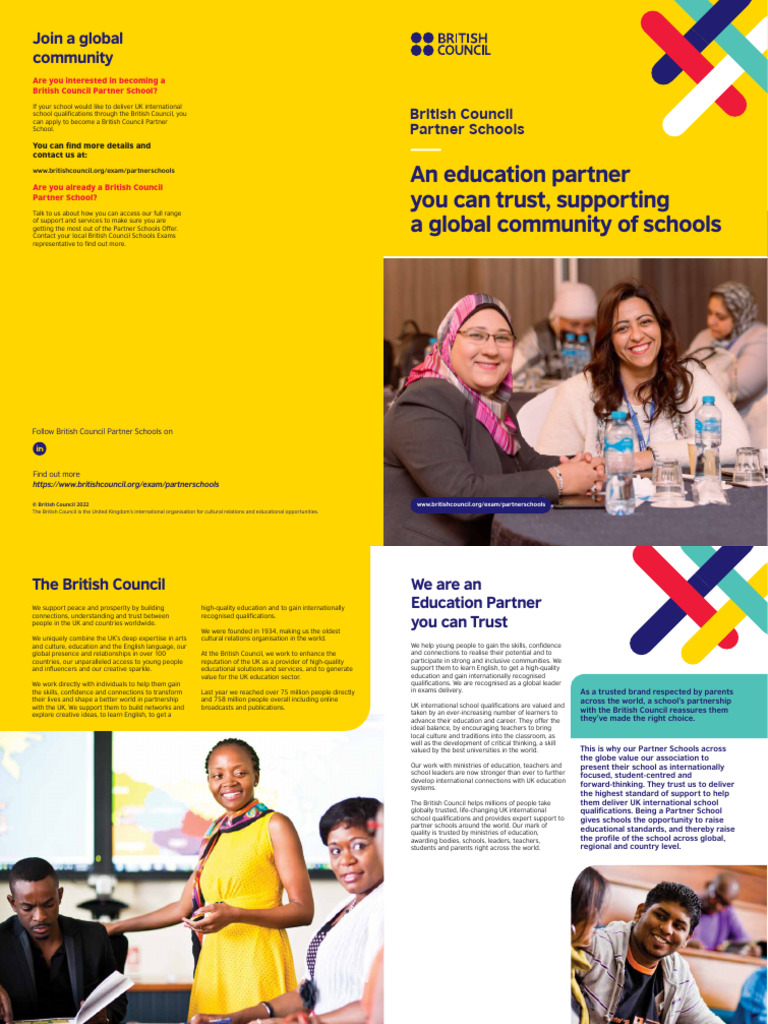 British Council Partner Schools Overview | PDF | Teachers