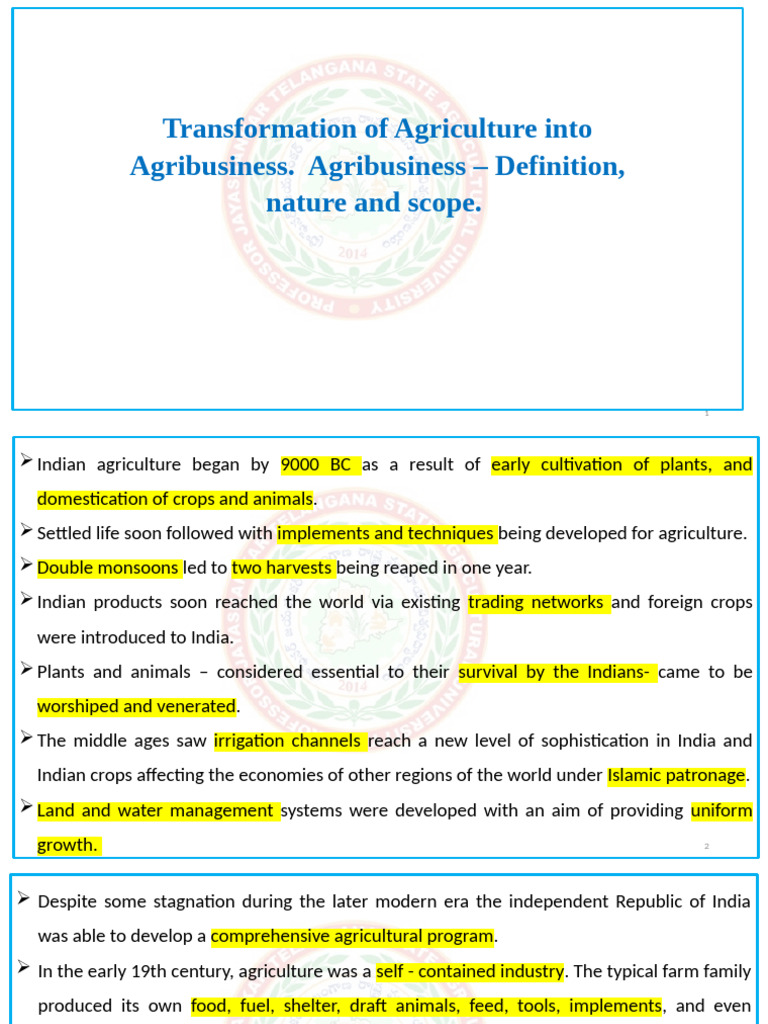 1.Lec No.1 | PDF | Agriculture | Project Management