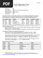 Latin Declension Practice Charts | PDF | Linguistics