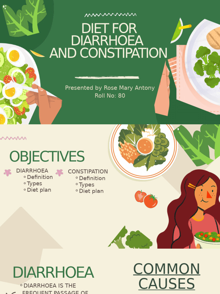 Diet For Constipation and Diarrhea | PDF