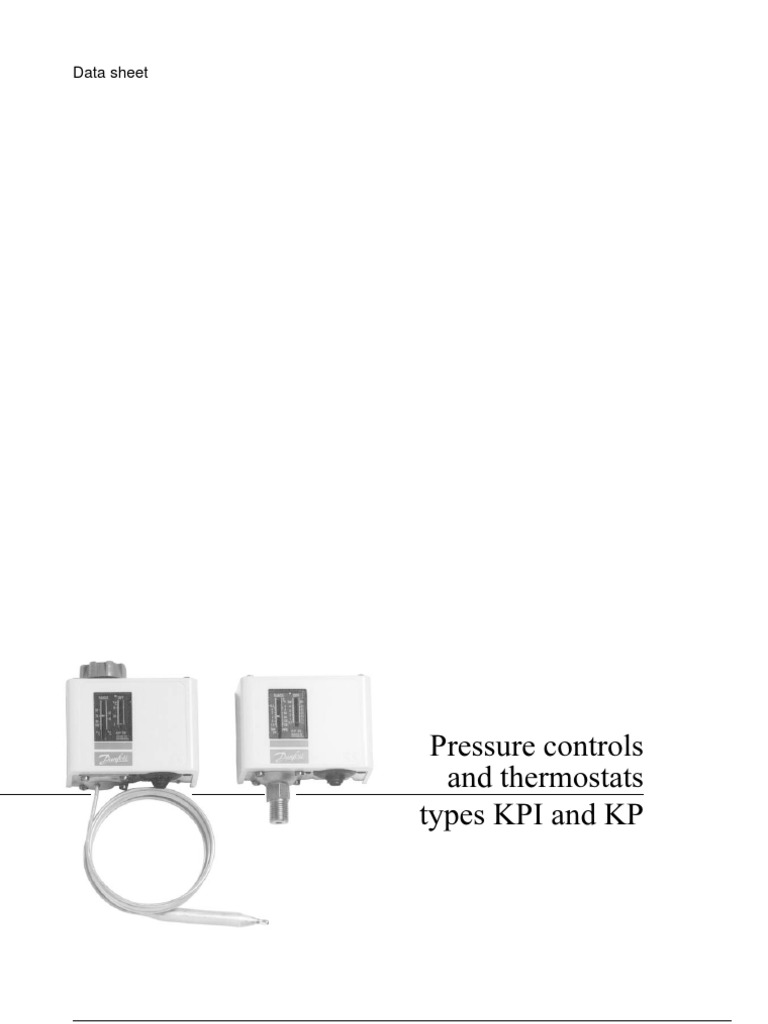 Control de Presion Danfoss | PDF | Pump | Switch