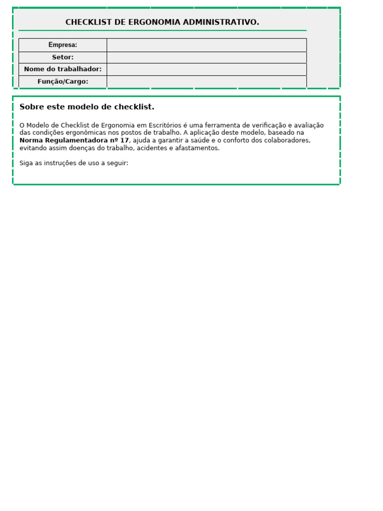 Checklist Adm | PDF | Notebook | Estresse (Biologia)