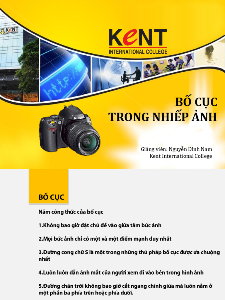 Bai Giang Bo Cuc Trong Nhiep Anh Nguyen Dinh Nam | PDF | Vietnam