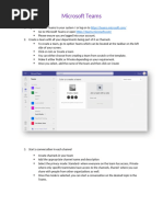 A Step-by-Step Guide On How To Use Microsoft Teams | PDF