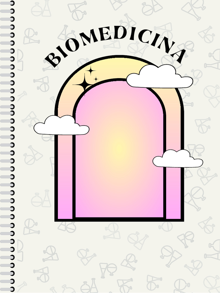 Caderno BIOMED Rosa Claro Sticker | PDF