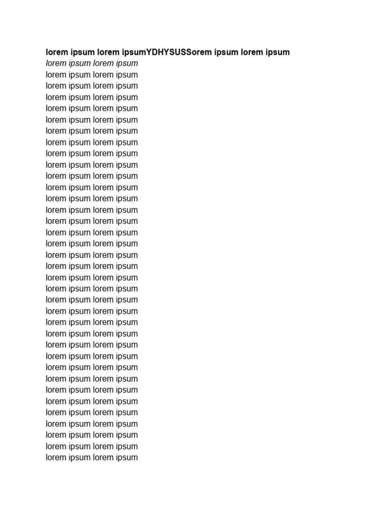 Placeholder Text Analysis | PDF