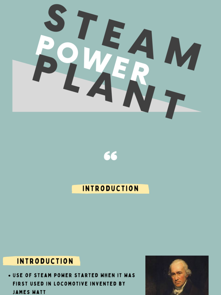 Understanding Steam Power Plants | PDF | Steam | Steam Engine