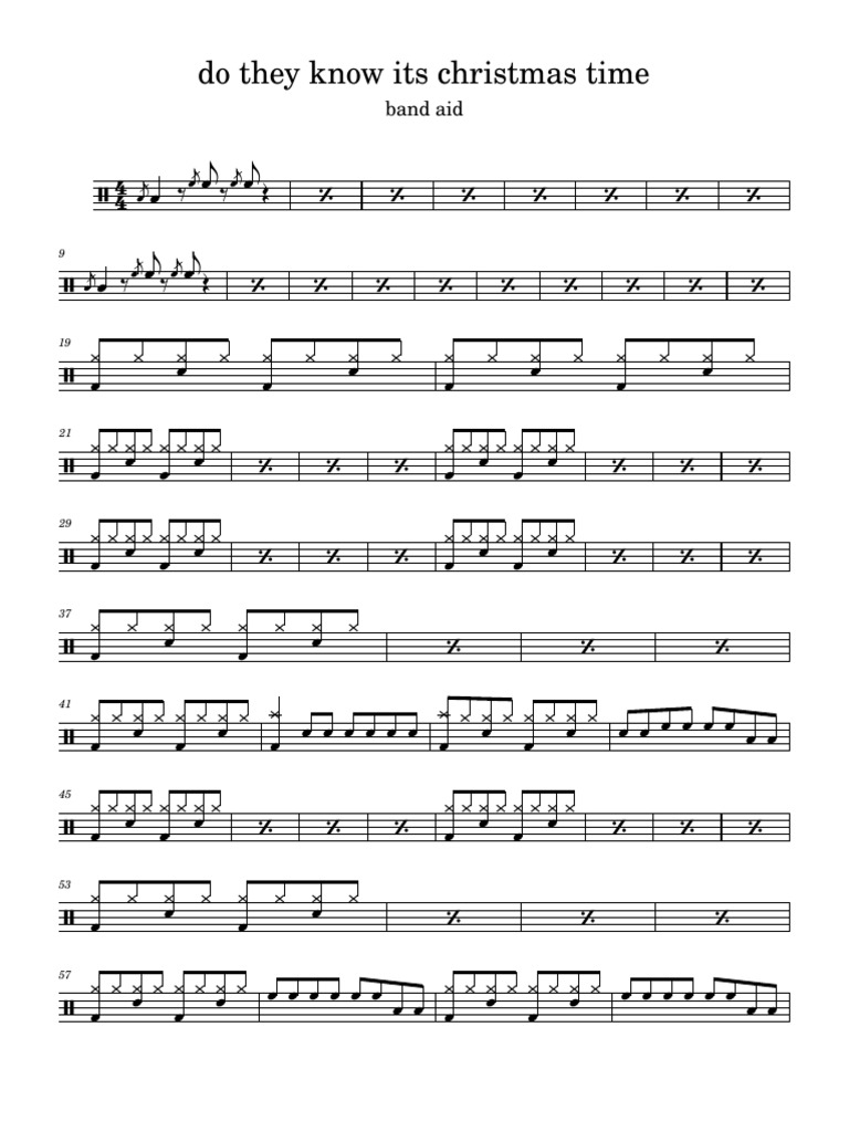 Do They Know Its Christmas Time Full | PDF