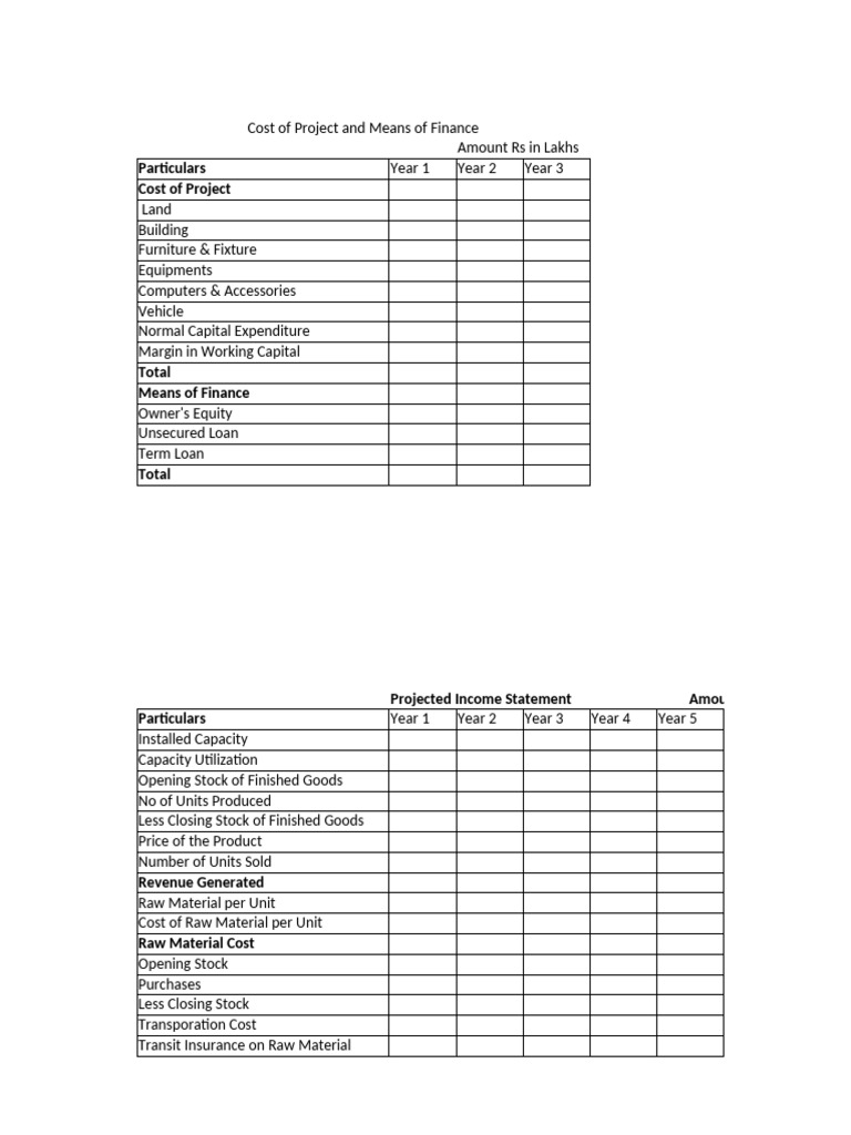 Template Financial Viability | PDF | Internal Rate Of Return | Expense