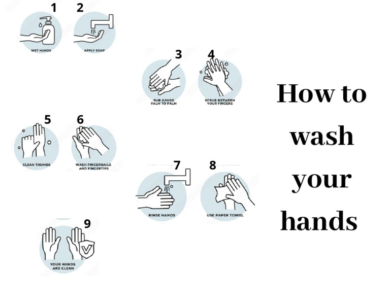 How to Wash Your Hands | PDF