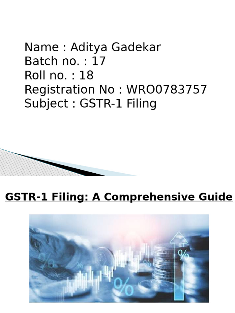GSTR-1 | PDF | Taxes | Invoice