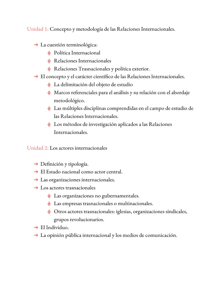 Introducción a las RRII | PDF