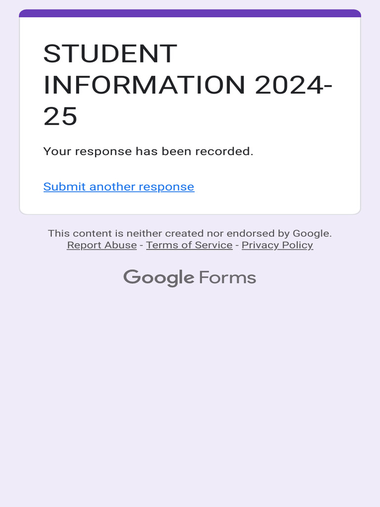 Student Information 2024-25 | PDF