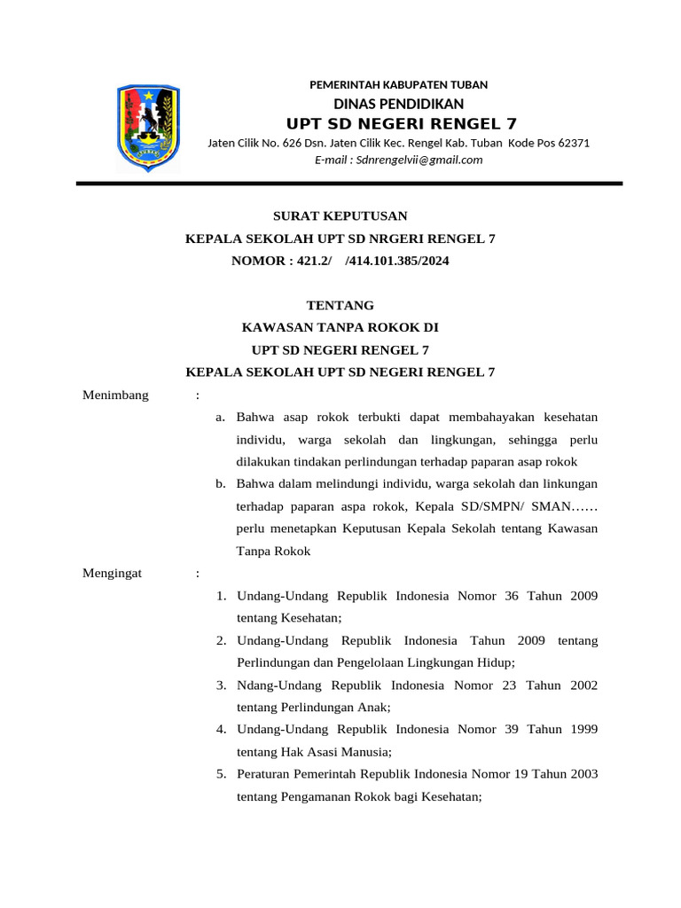 SK KTR Sekolah | PDF